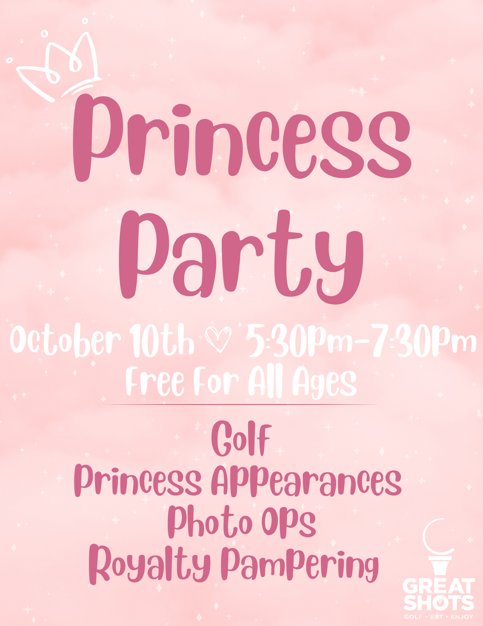 Princess Party - Great Shots Golf